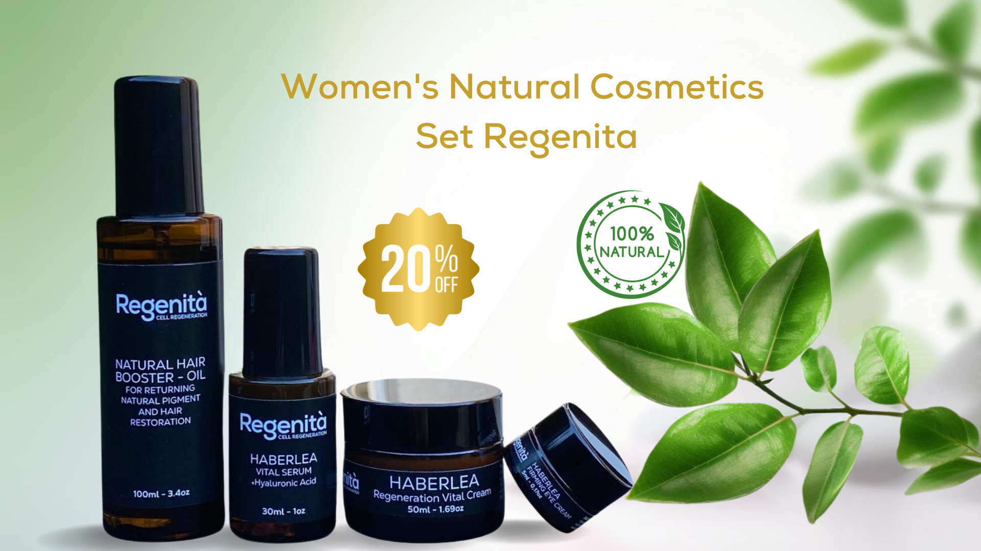 100% Φυτικά & Φυσικά Καλλυντικά – REGENITA